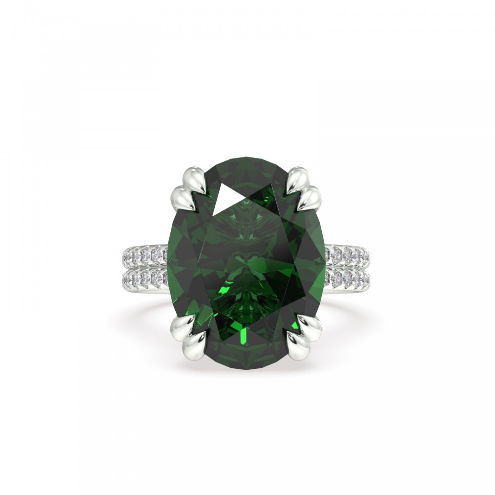 Inel cu Diamante de 1.05 ct. si Byron de 10.43 ct - Inele cu diamante si pietre pretioase